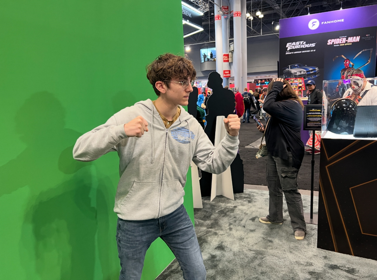 At New York Comic-Con, capes, cowls and … microchips?